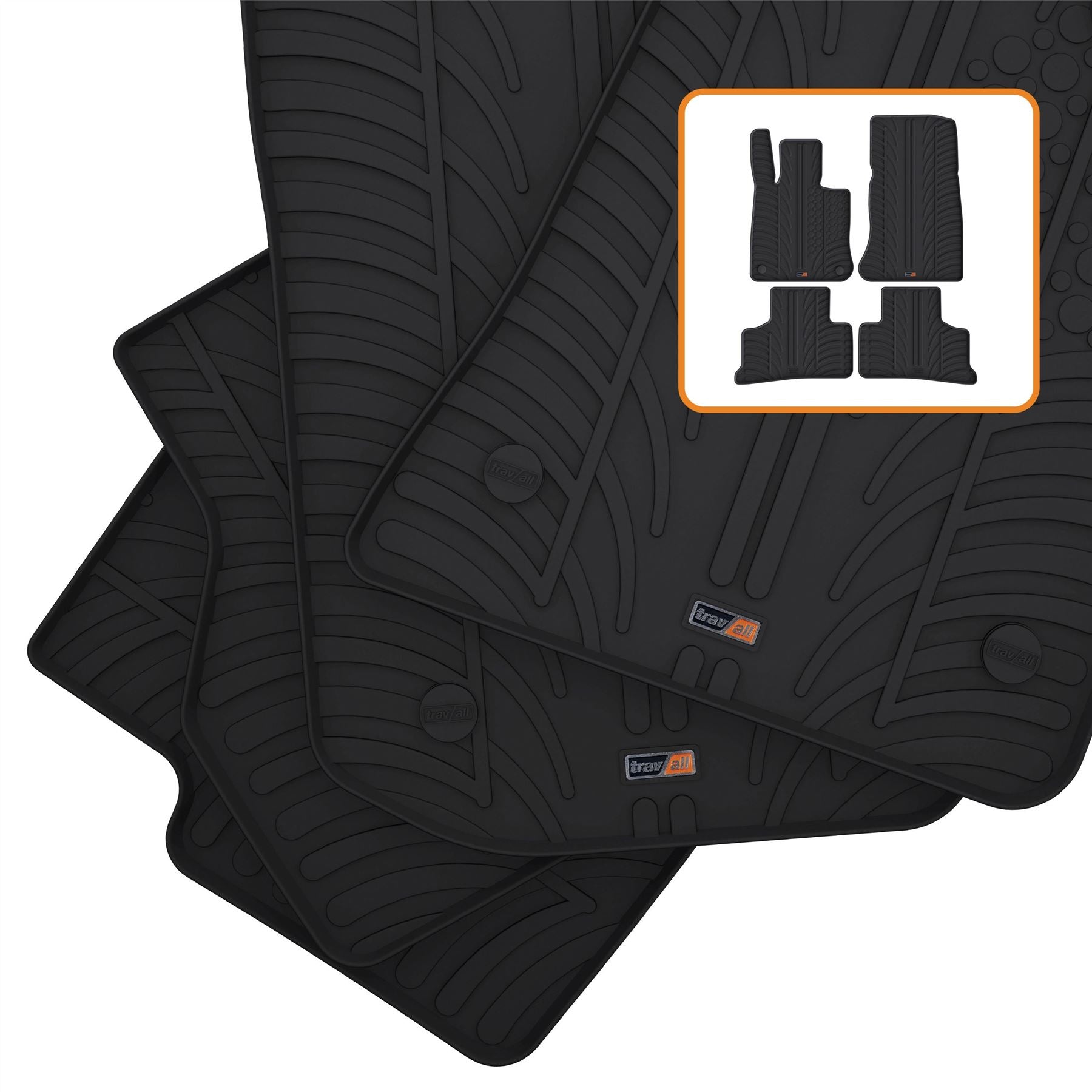 Mercedes GLC Rubber Car Mats (2022-on)